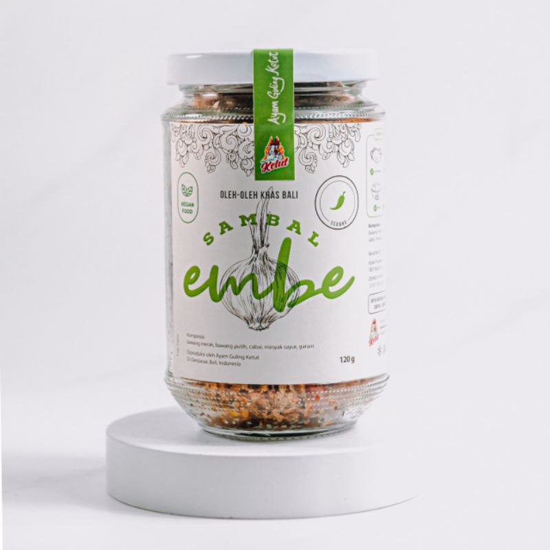 Jual Sambal Embe oleh oleh Khas Bali Varian sedang label hijau | Shopee ...
