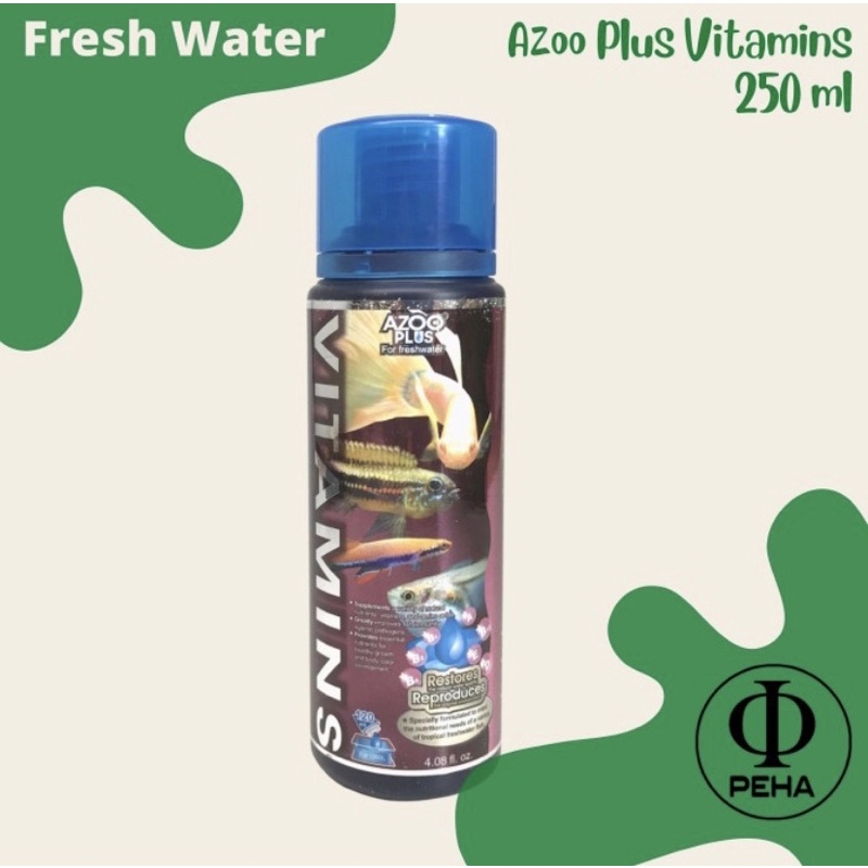 Jual Azoo Plus Vitamins Azoo Vitamin Ikan Predator Ikan Channa 250 ml ...