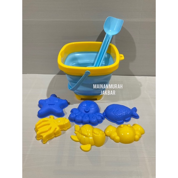 Jual MAINAN PANTAI TERBARU " EMBER PANTAI LIPAT + CETAKAN " YP14 ...