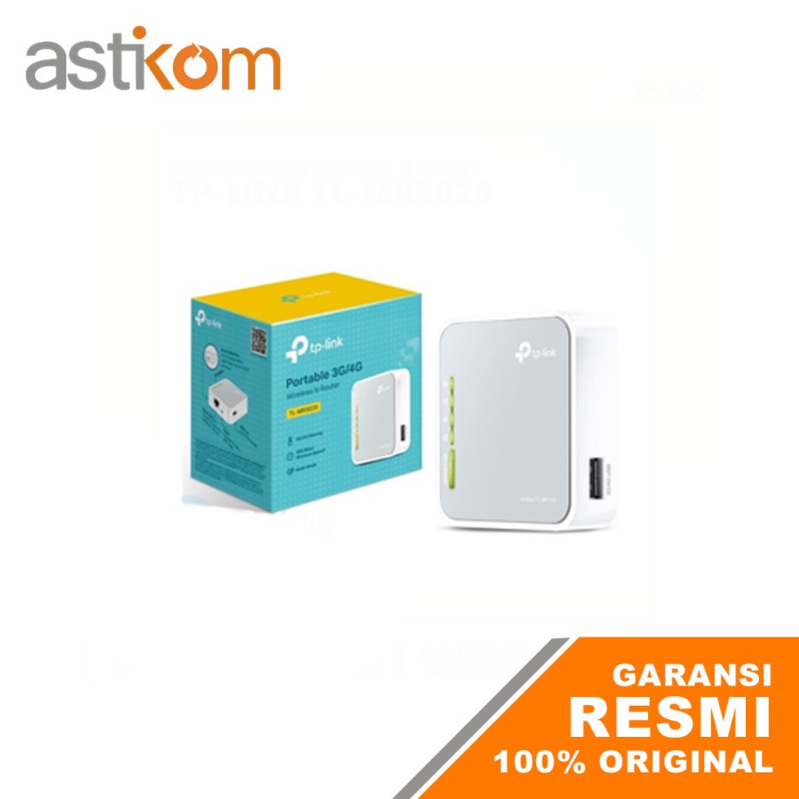 Jual TP-LINK TL-MR3020 Portable 3G/4G Wireless & Router | Shopee Indonesia