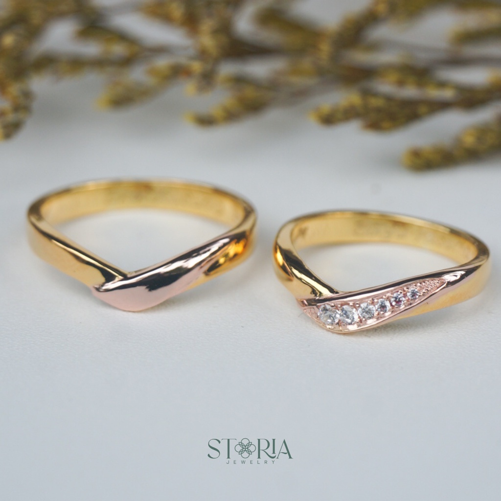 Jual Cincin Kawin Couple Perak Sterling Silver 925 SS-103 Nikah ...