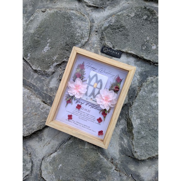 Jual Gift Frame / Simple Gift Frame / Frame Custom / Frame Gift Simpel ...