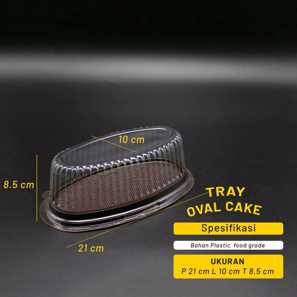 Jual Mika Cake Tray Oval/ CT Oval / Mika Kemasan Oval / Mika Cheseecake ...