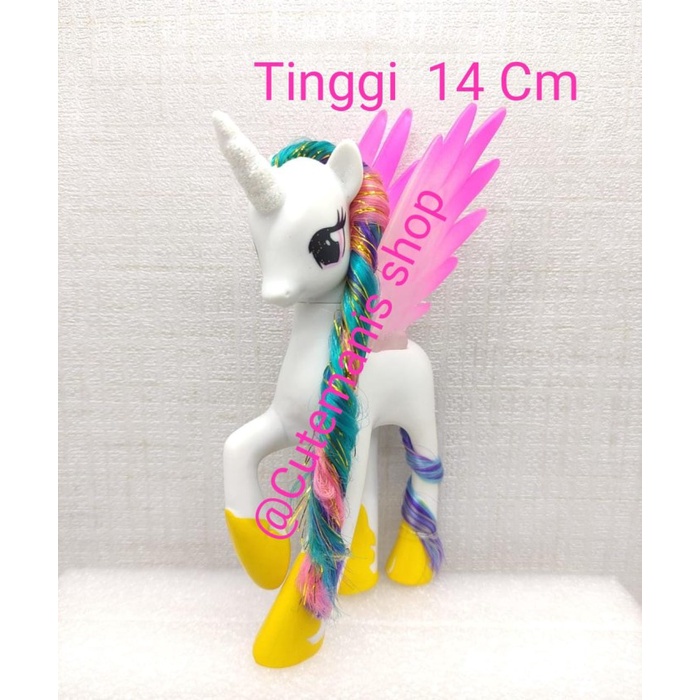 Jual Gaya My Little Pony White Princess Celestia Luna Rainbow Promo ...