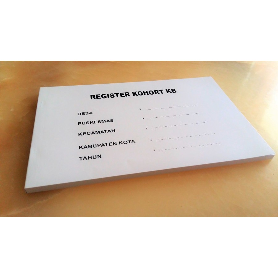 Jual Buku Register Kohort KB ( Keluarga Berencana ) | Shopee Indonesia