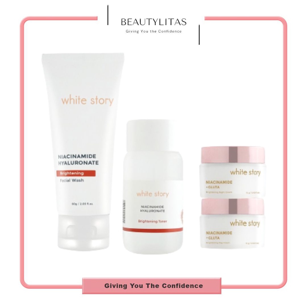 Jual White Story Paket Wajah Brightening (Tanpa Serum) | Shopee Indonesia