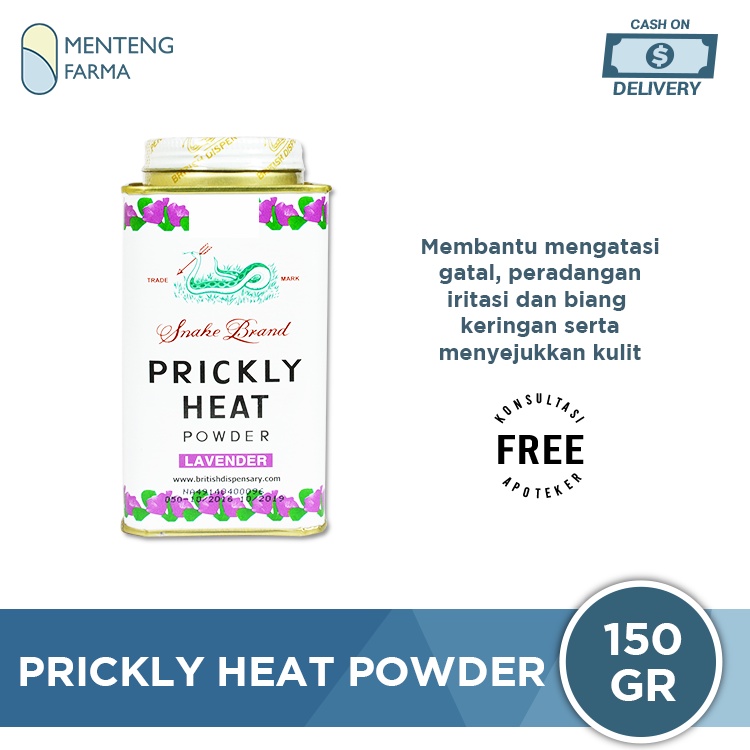 Jual Prickly Heat Powder Classic - Bedak Antiseptik Gatal & Biang ...