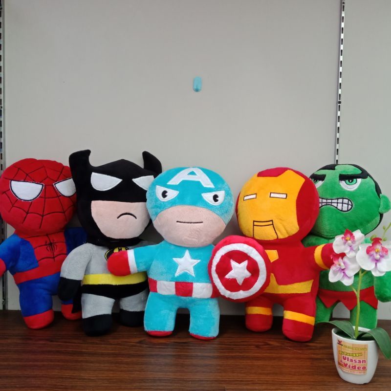 Jual Boneka Superhero Avengers Batman Captain America Hulk Iron Man ...