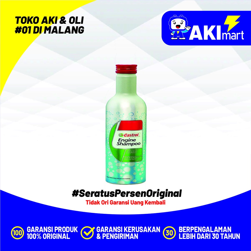 Jual Castrol Engine Cleaner Shampoo Pre Oil Change Treatment 300 Ml ...