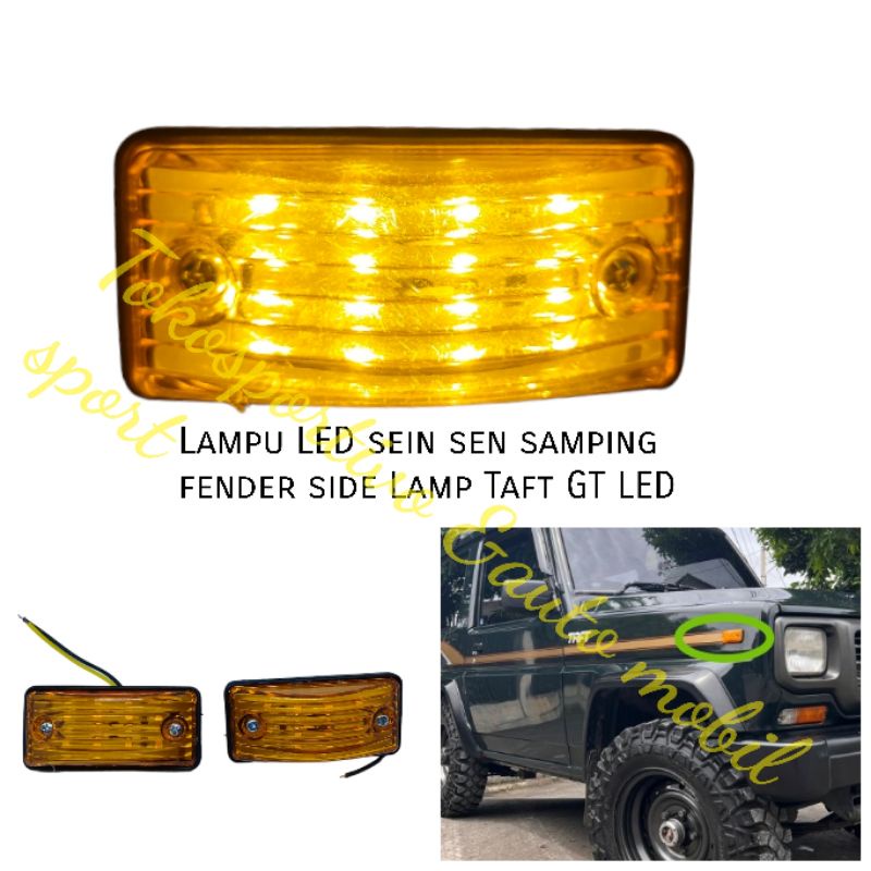 Jual LAMPU LED SEIN SEN SIDE LAMP FENDER LED DAIHATSU TAFT GT LED KUNING AMBER | Shopee Indonesia