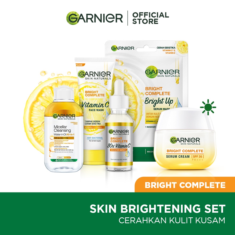 Jual Garnier Light Complete Full Regiment Skin Care SERUM / MICELLAR ...