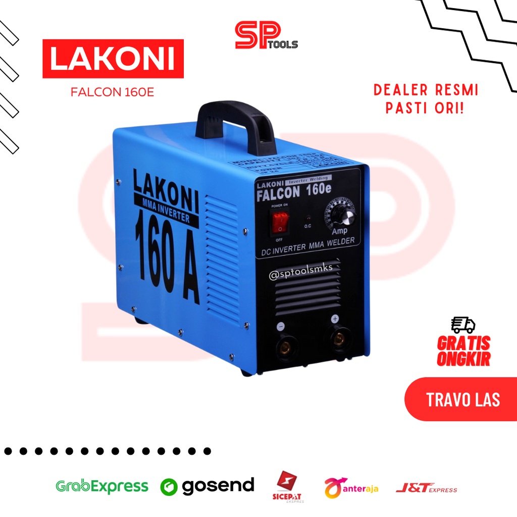 Jual LAKONI FALCON 160E / 160 E MESIN TRAVO LAS TRAVOLAS INVERTER 160A ...