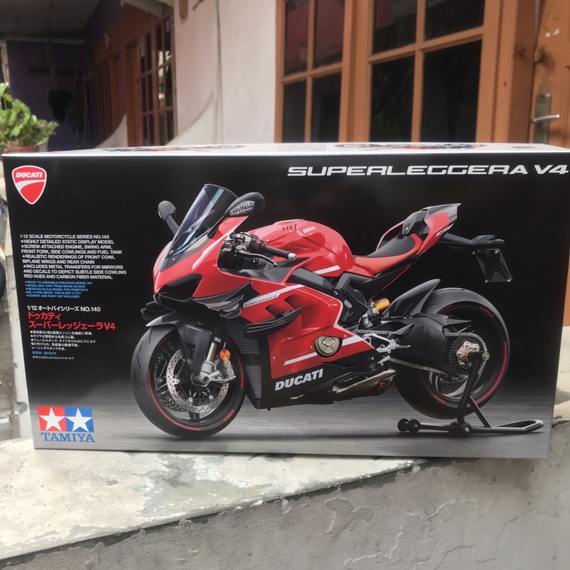 Jual Tamiya 14140 Ducati Superleggera V4 1/12 scale model kit | Shopee ...