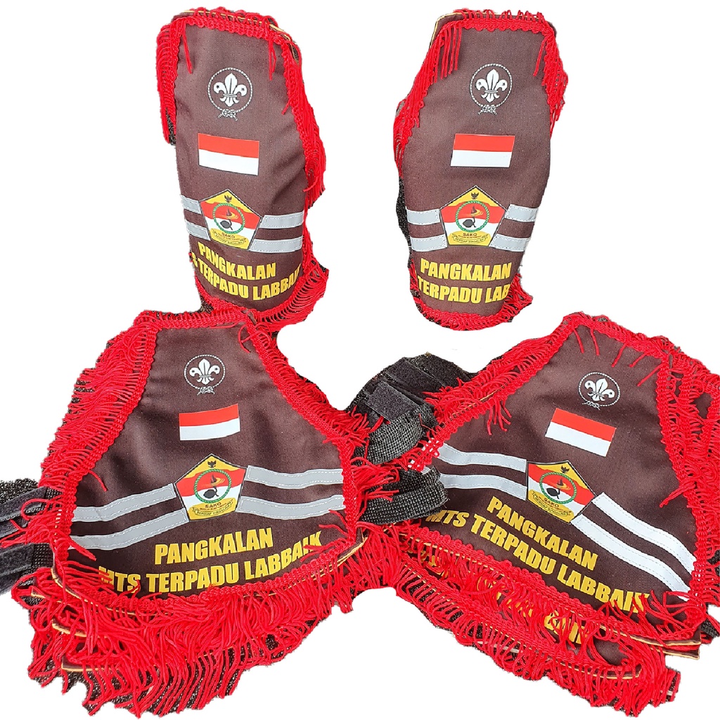 Jual Ban Lengan Pramuka Custom Ban lengan Logo Dtf Pmr PMI Polisi Tni ...