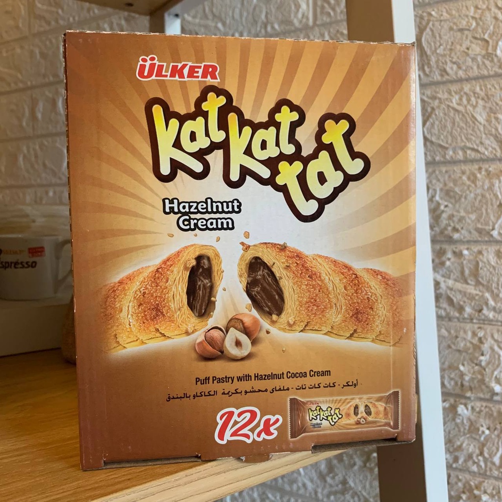 Jual Ulker Kat Kat Tat Hazelnut Cream (24g x 12) - Made in Mesir ...