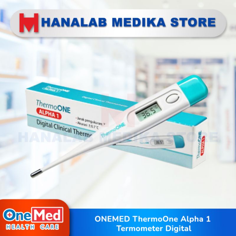 Jual ONEMED ThermoOne Alpha 1 Digital Clinical Thermometer, Termometer ...