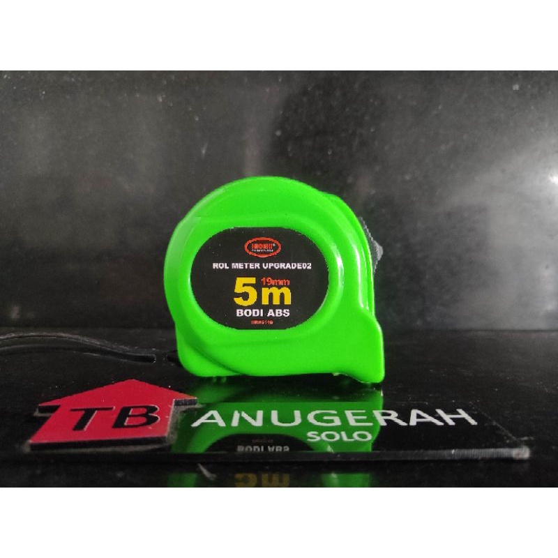 Jual Rol Meter Hioshi 5meter (19mm) | Meteran Hioshi Panjang 5m (Warna ...