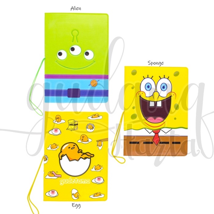 Jual Passport Case Karakter Passport Cover Silikon Motif Alien Egg ...