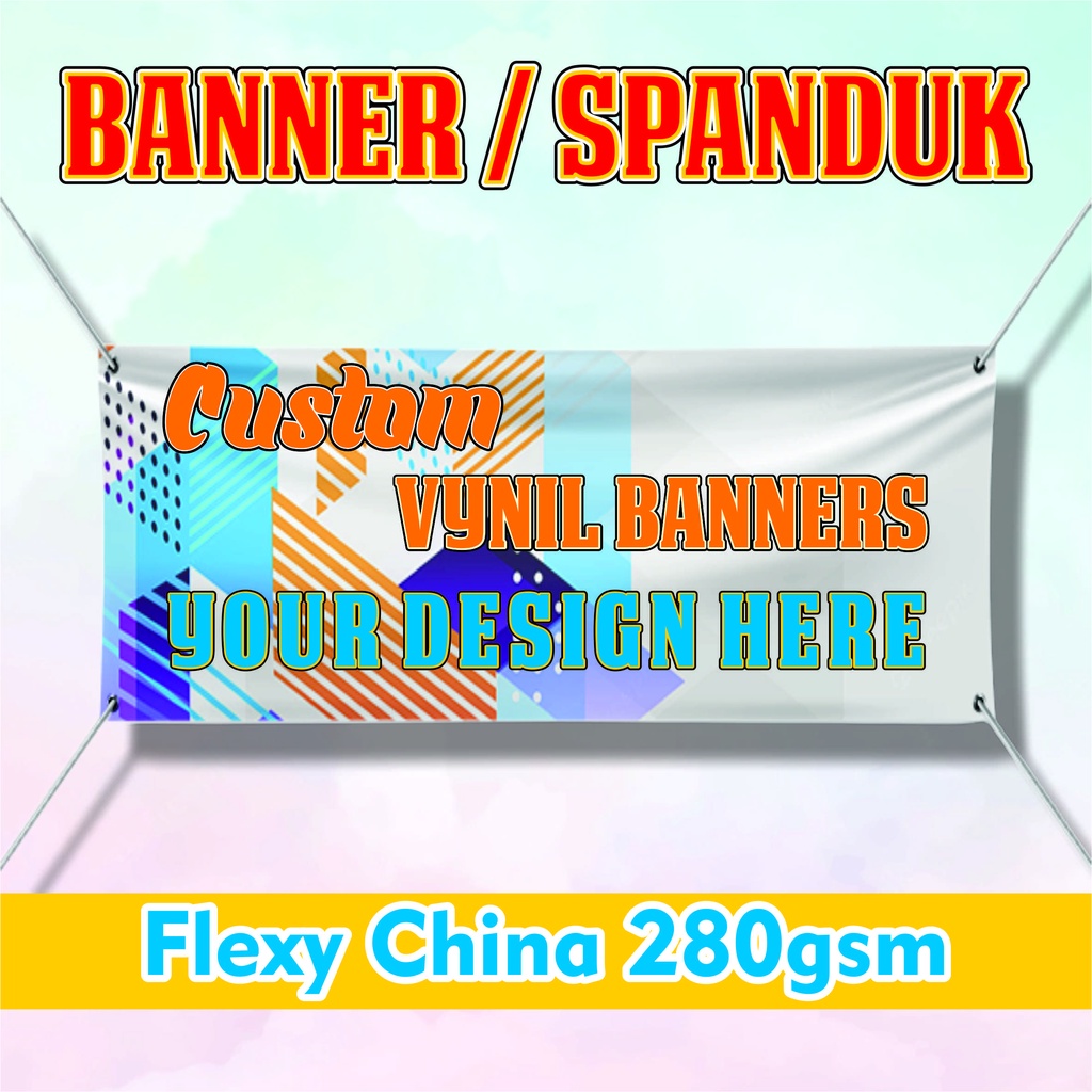 Jual cetak spanduk / banner custom | Shopee Indonesia