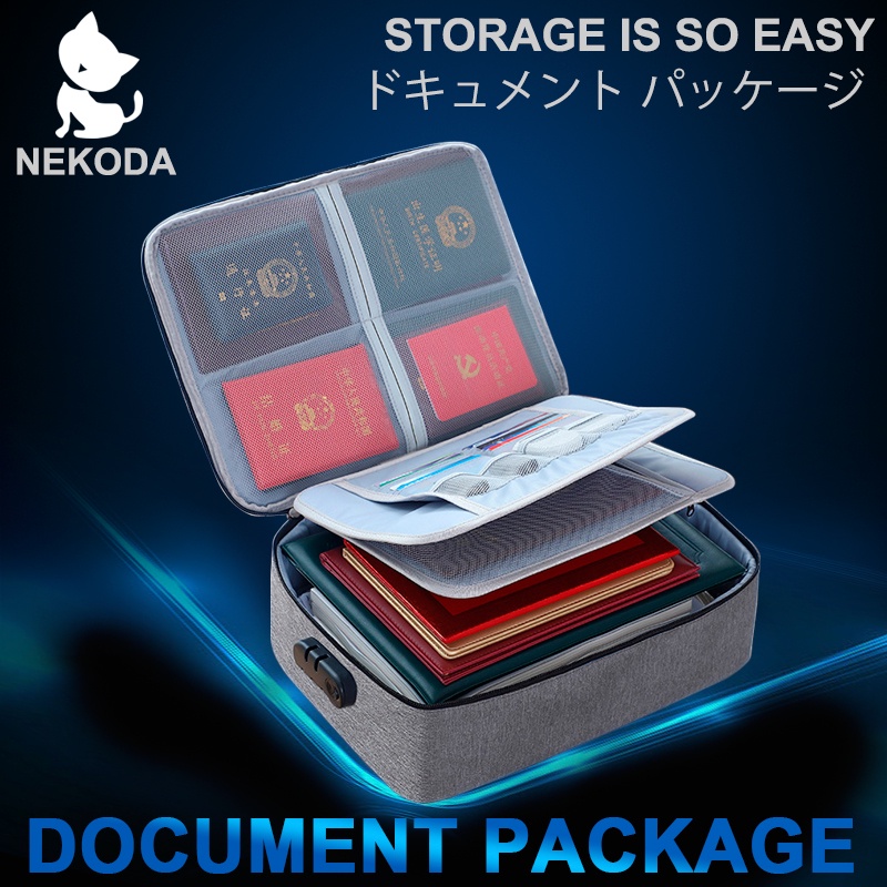 Jual Document Storage Box Kunci Password Tas Dokumen Anti Air Password ...