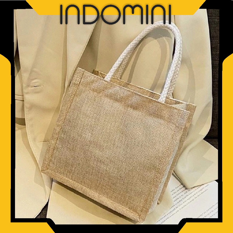 Jual INDOMINI Tote Bag Tas Karung Goni/Tas Goni/Artistic Kanvas Hand ...