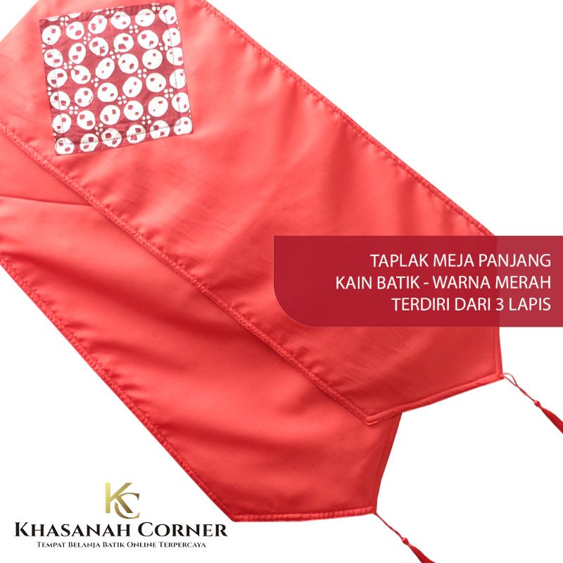 Jual Taplak Meja Panjang 208x27 cm Runner Table Cloth Cover Persegi ...