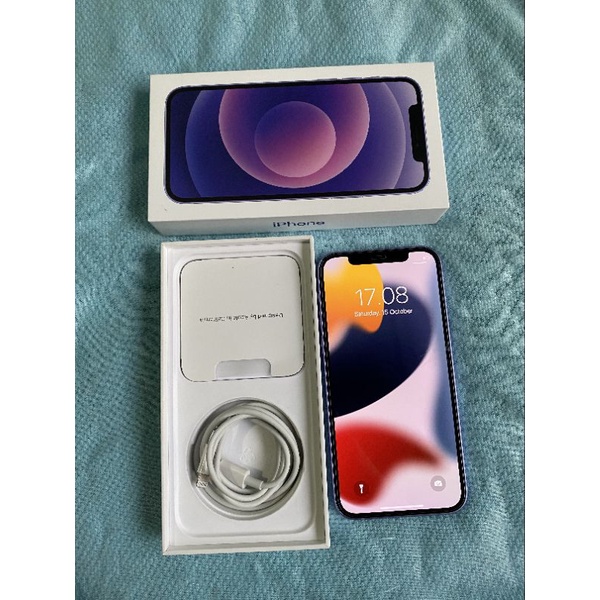Jual iPhone 12 128GB April 2025 Purple iBox Original MULUS NO MINUS ...