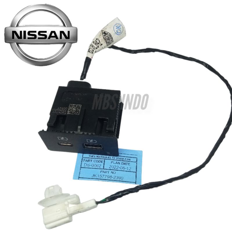 Jual MODUL USB CHARGER ORIGINAL NISSAN TIPE C CASAN HP USB NISSAN ...