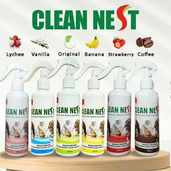 Jual Clean Nest Spray Penghilang Bau Pesing di Sofa Kasur Dan Bau Kandang | Shopee Indonesia