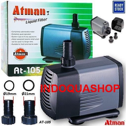 Jual ATMAN AT-105 Pompa Celup Aquarium Kolam Submersible Water Pump ...