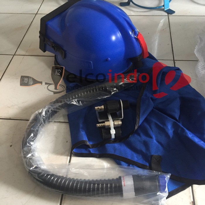 Jual Safety Helmet Sandblasting Blasting Helmet Blast Mirip Sandblast ...
