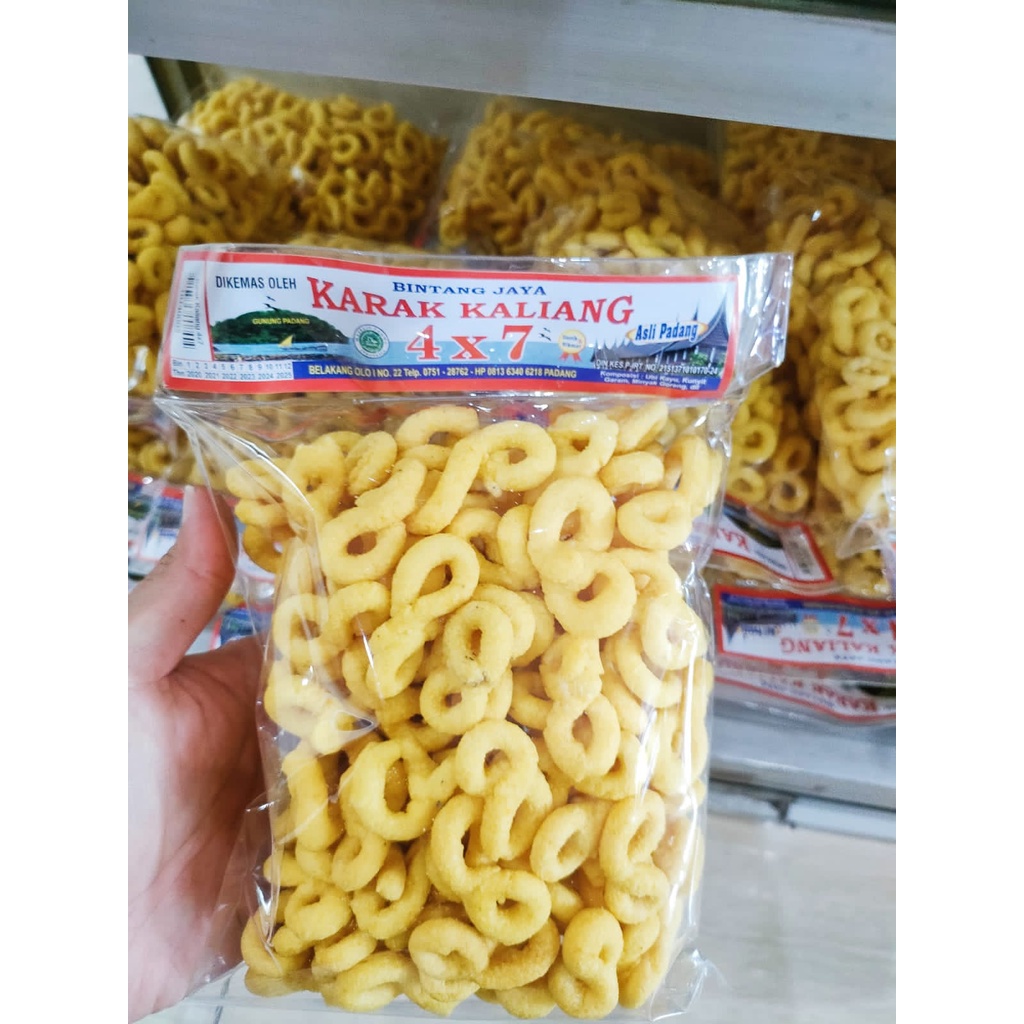 Jual Kerupuk Angka 8 Karak Kaliang 250 gram | Shopee Indonesia