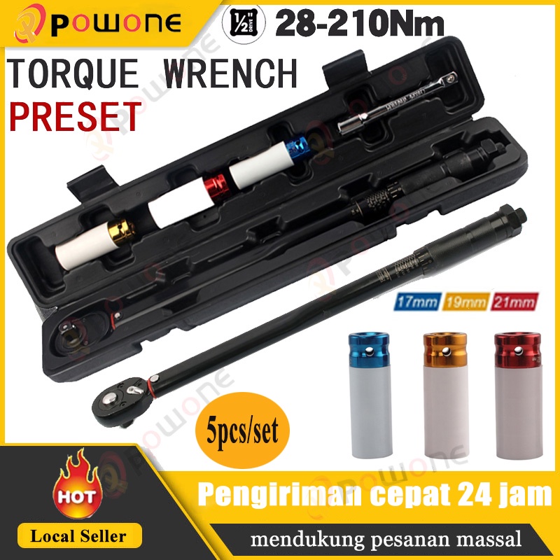 Jual 1/2 Set Kunci Torsi Kunci Torsi Preset Untuk Alat Mobil Alat ...