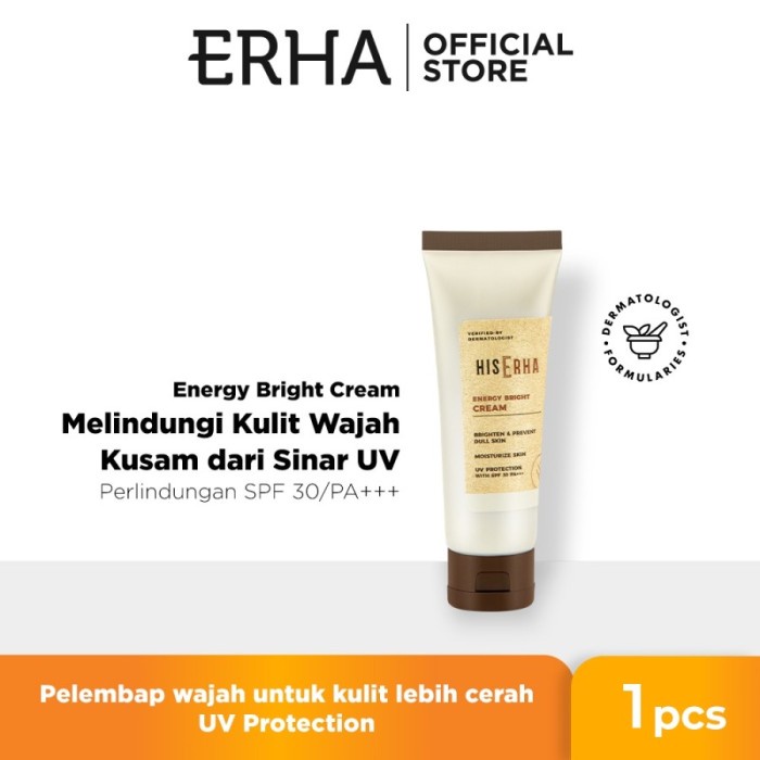 Jual HIS ERHA Energy Bright Cream with SPF 30 PA+++ 20gr | Shopee Indonesia