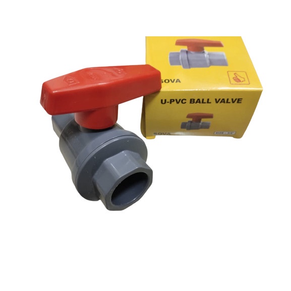 Jual aneka-Ball Valve PVCBV 3/4" Polos Stop Kran Plastik U PVC Balvalve ...