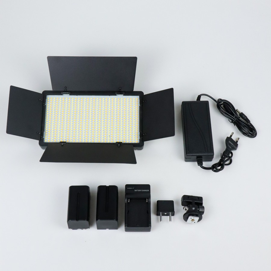 Jual Lampu Kamera Foto Video Portable 40W 600 LED 3200K - 5600K 4 ...