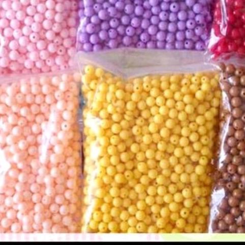 Jual Mote Kapur Diameter 8mm-Mote Manik Manik 1pon | Shopee Indonesia