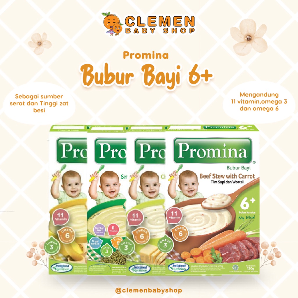 Jual Promina Bubur Bayi 6 Bulan Keatas ( MPASI ) | Shopee Indonesia