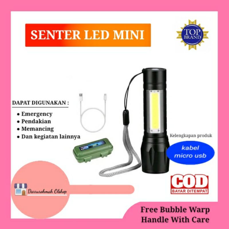 Jual SENTER POLICE /SWAT MINI ZOOM/LED MINI ZOOM /SENTER COB MINI ...