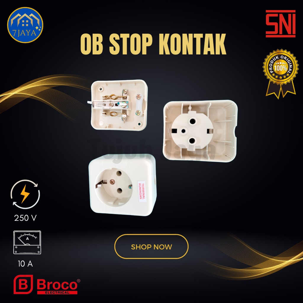 Jual OB Stop Kontak Broco | Shopee Indonesia