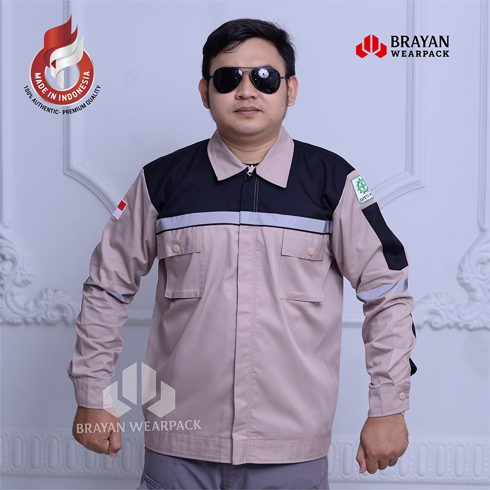 Jual Baju Kerja Wearpack Safety Kemeja PDL Lapangan Seragam Proyek ...