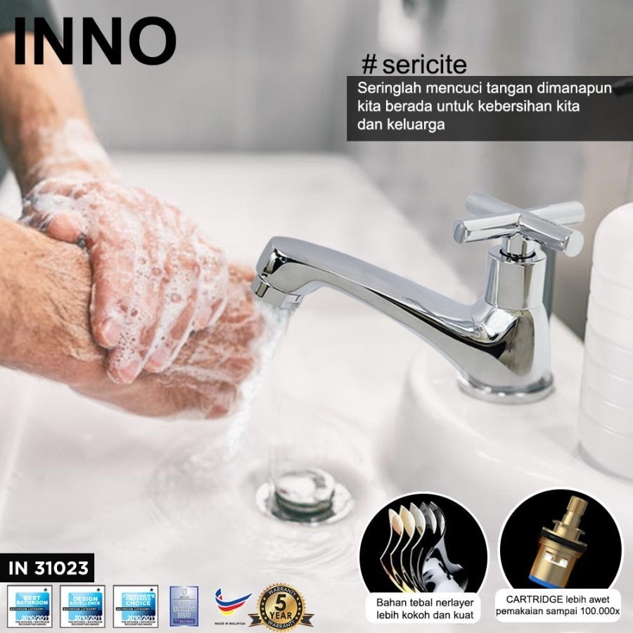 Jual INNO SERICITE WASTAFEL SUDUT 2026 KOMPLIT KRAN SIPHON AFUR RANTAI ...