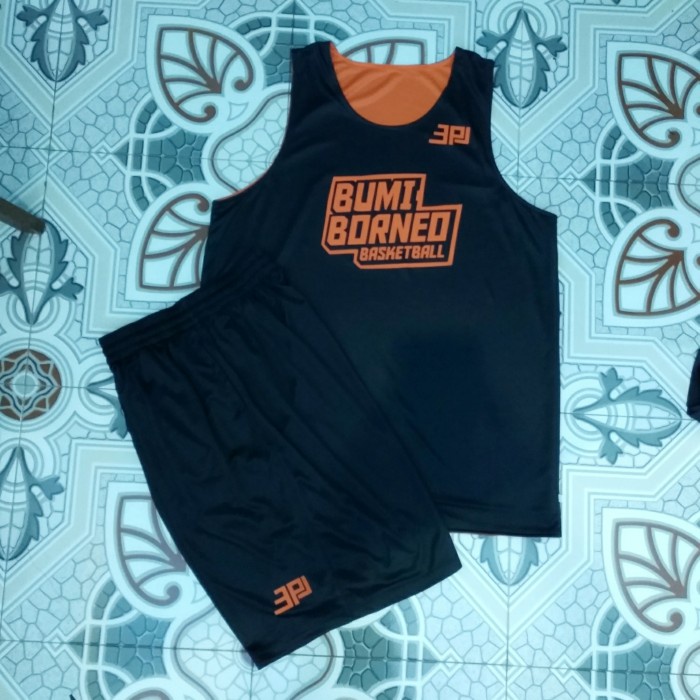 Jual jersey basket BBB BUMI BORNEO BASKETBALL bolak-balik | Shopee Indonesia