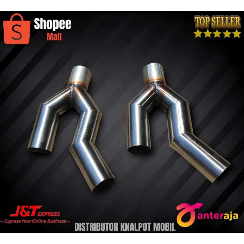 Jual pipa 2 in cabang ( double knalpot) | Shopee Indonesia