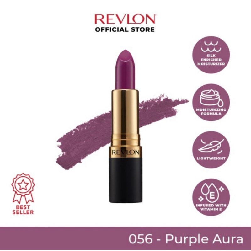 Jual Revlon Lipstick Superlustrous Bold Matte Varian Purple Aura ...