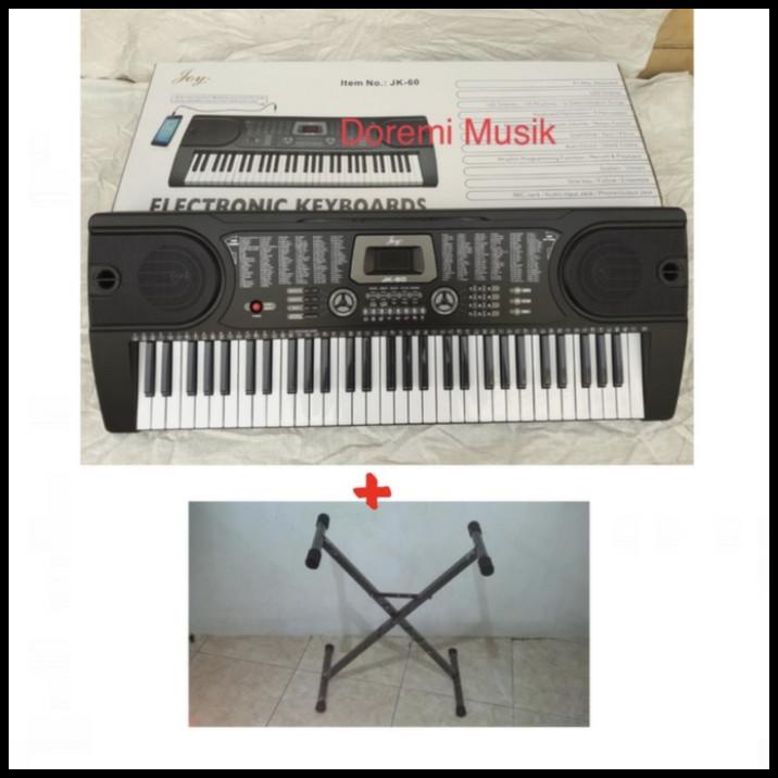 Jual Keyboard Piano Joy Jk 60 +Kaki Keyboard (1Set Lengkap) | Shopee Indonesia