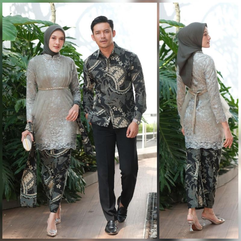 Jual [PRODUK TERBARU] BATIK OFFICIAL - Batik Couple MARIS SAGE Payet ...