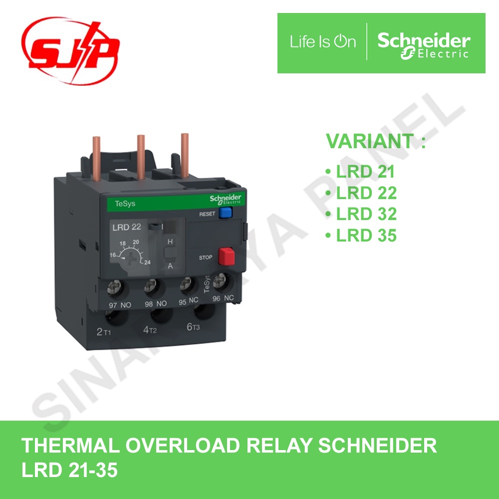 Jual THERMAL OVERLOAD RELAY SCHNEIDER LRD21/LRD22/LRD32/LRD35 ORIGINAL ...