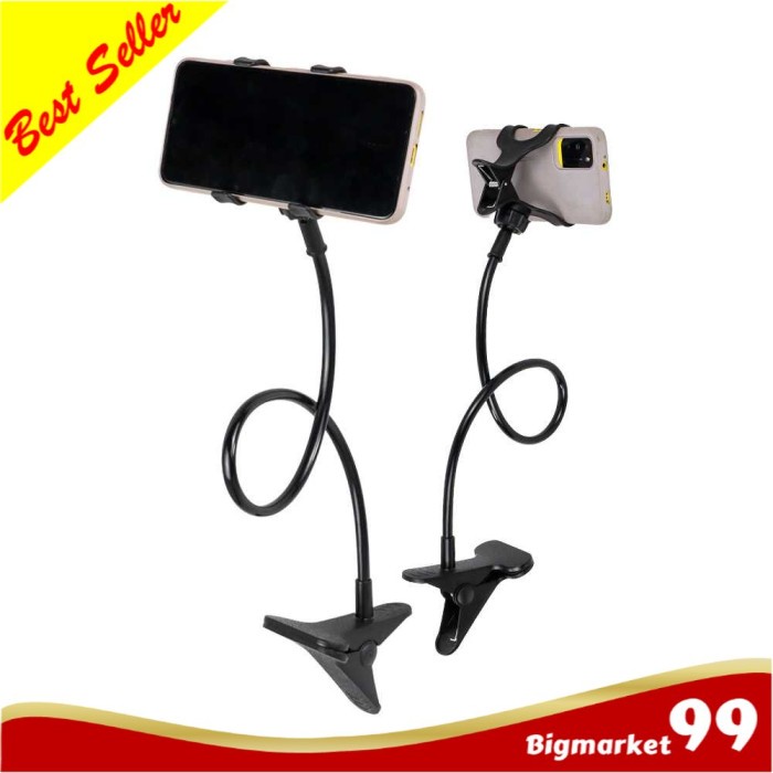 Jual Lazypod Holder HP Jepit Meja Handphone Monopod - Hitam | Shopee ...