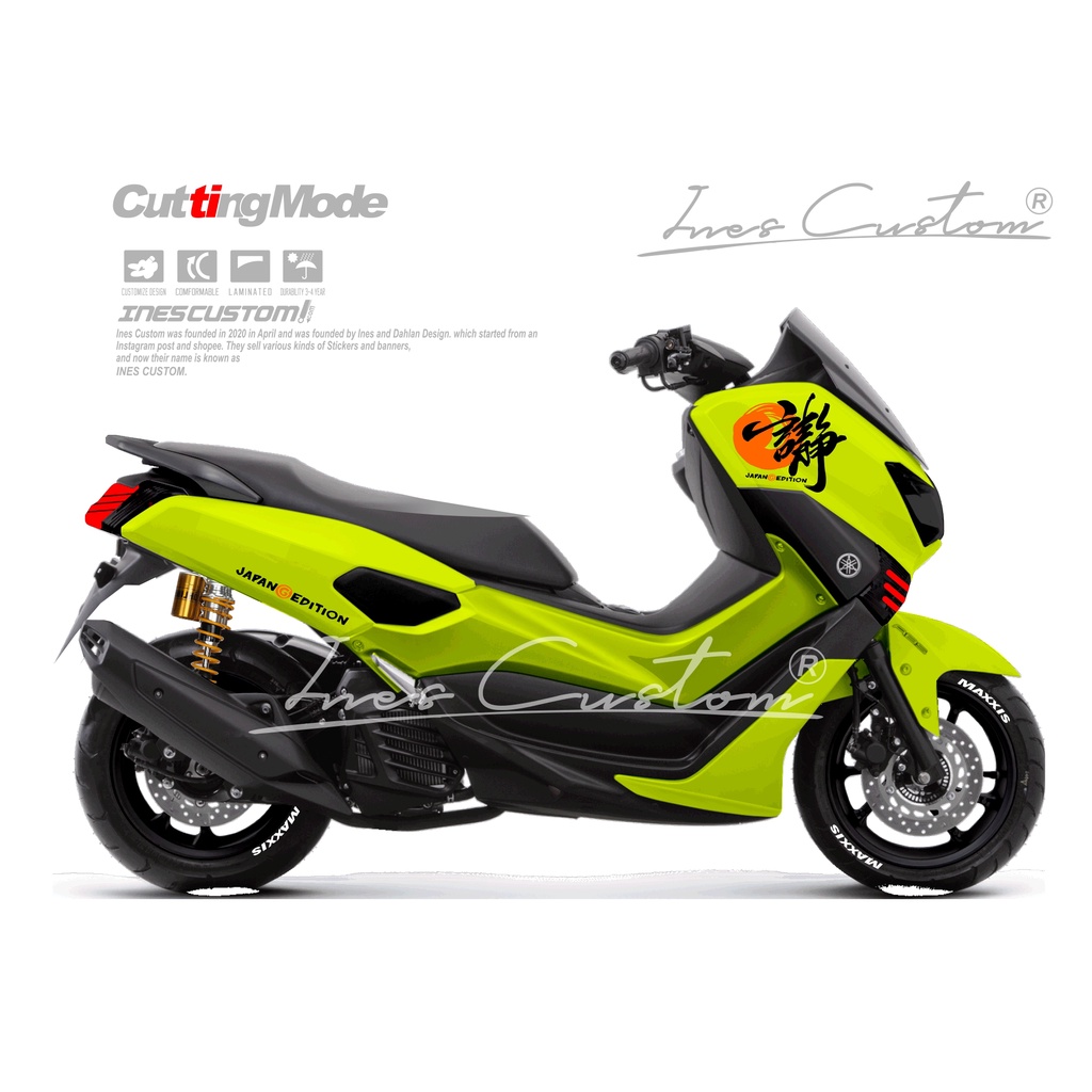 Jual STIKER NMAX CUTTING NMAX JAPAN EDITION | Shopee Indonesia